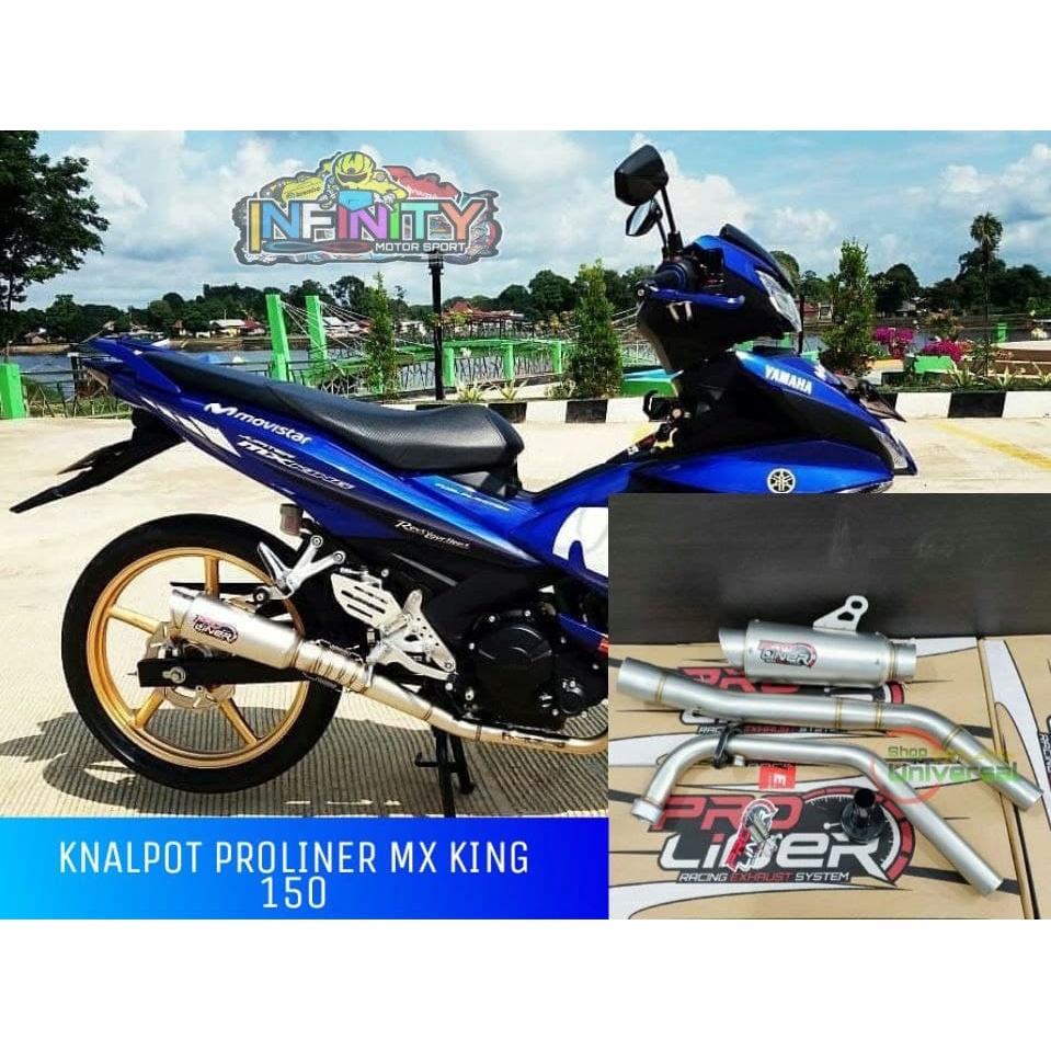 Jual knalpot mx king 150 KNALPOT PROLINER MX KING 150 KNALPOT RACING ...
