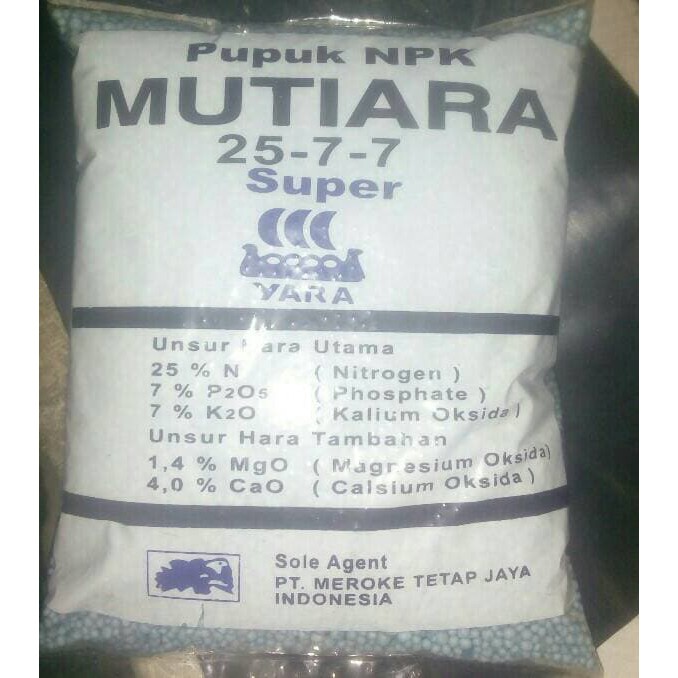 Jual Pupuk NPK Mutiara 25-7-7 1Kg | Shopee Indonesia
