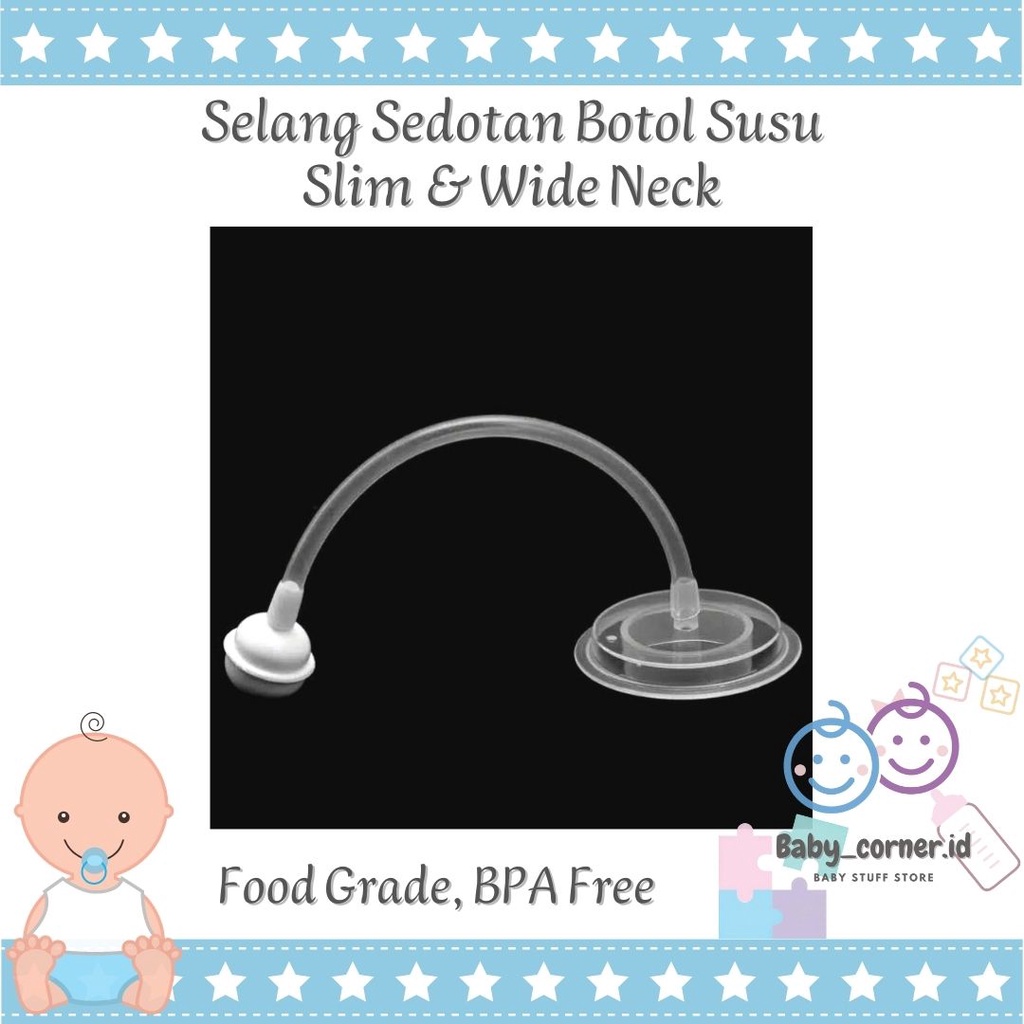 Jual straw replacement sedotan botol otomatis hisap 16,5 cm Pigeon slim ...