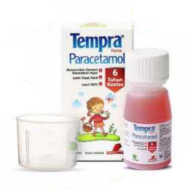 Jual tempra drop sirup syr syrup forte grape anggur orange jeruk ...