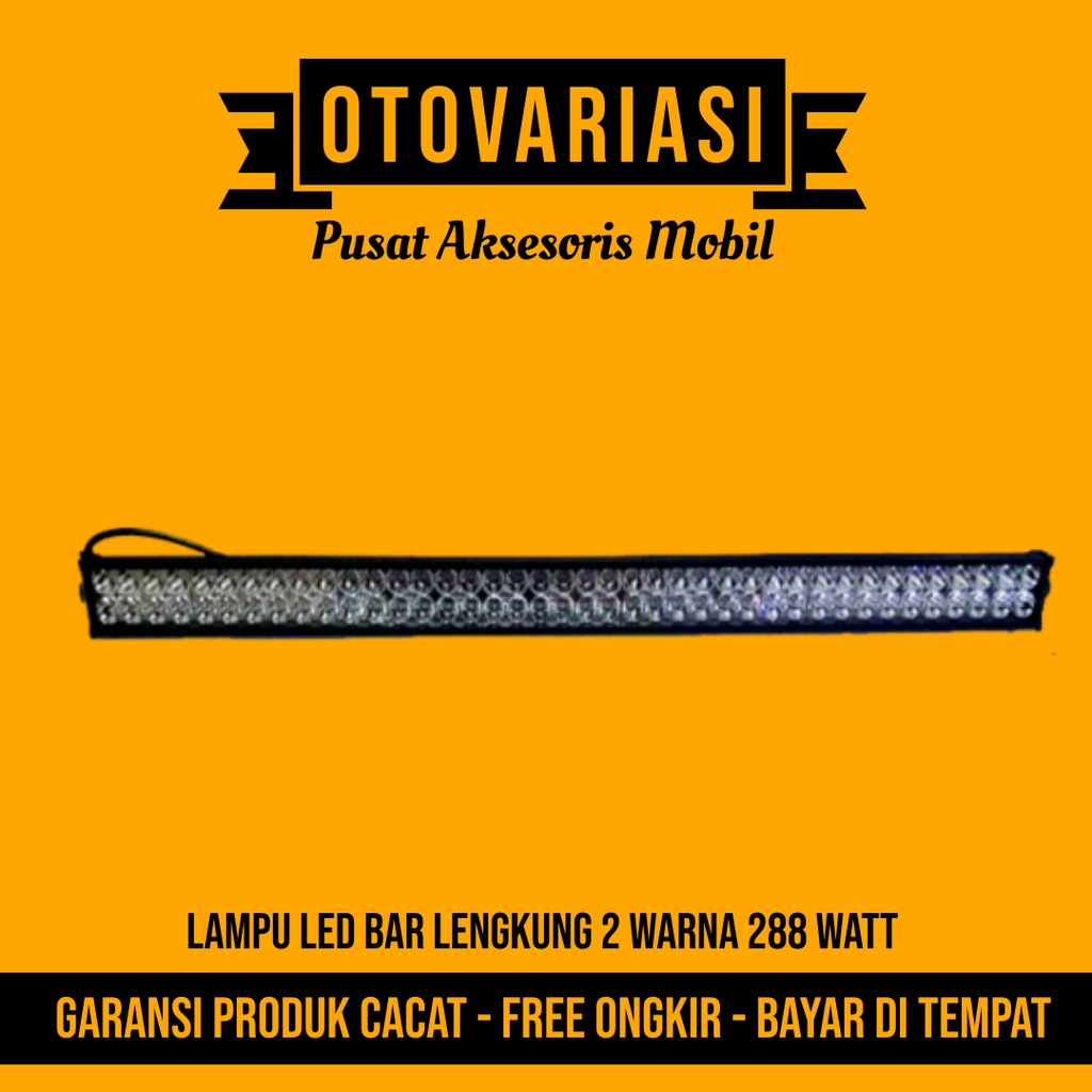 Jual Lampu Tembak Sorot Kabut Work LED Bar Lengkung Curved Light ...
