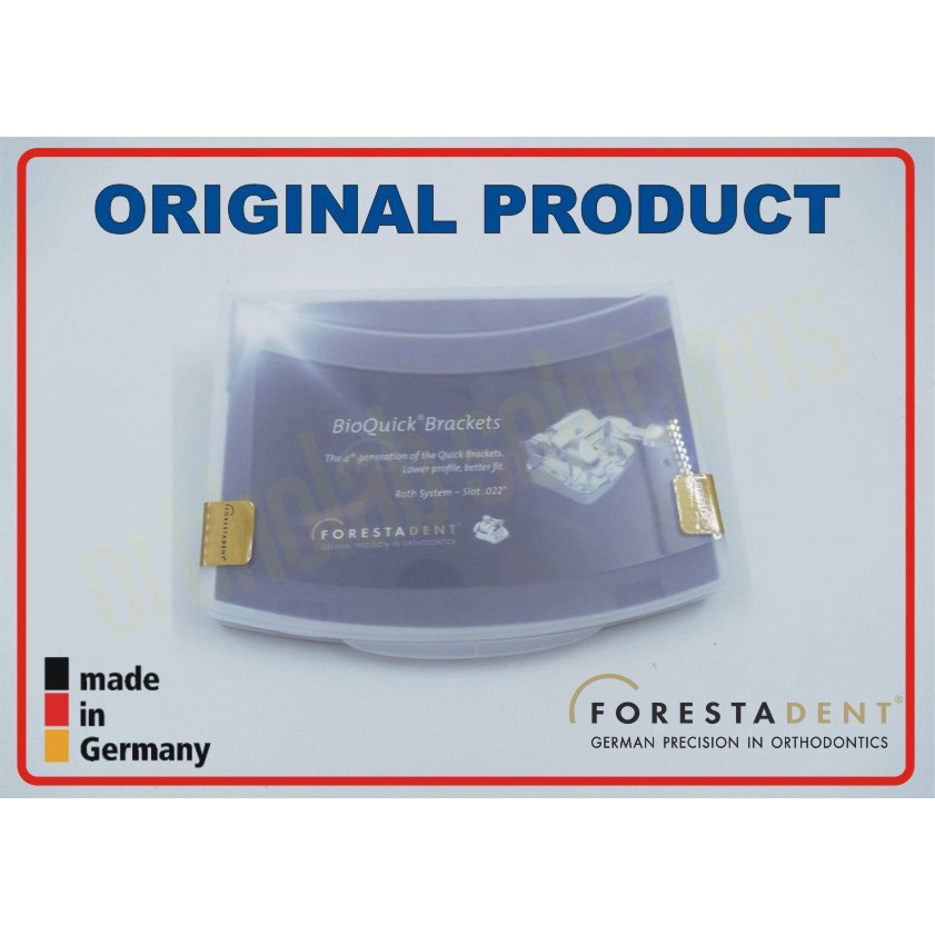 Jual FORESTADENT BIOQUICK SELF LIGATING BRACKET | Shopee Indonesia