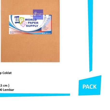 Jual HOT PROMO!!! Amplop Coklat Ukuran A3 WPS ( 33 x 42,5 cm ) | Shopee Indonesia