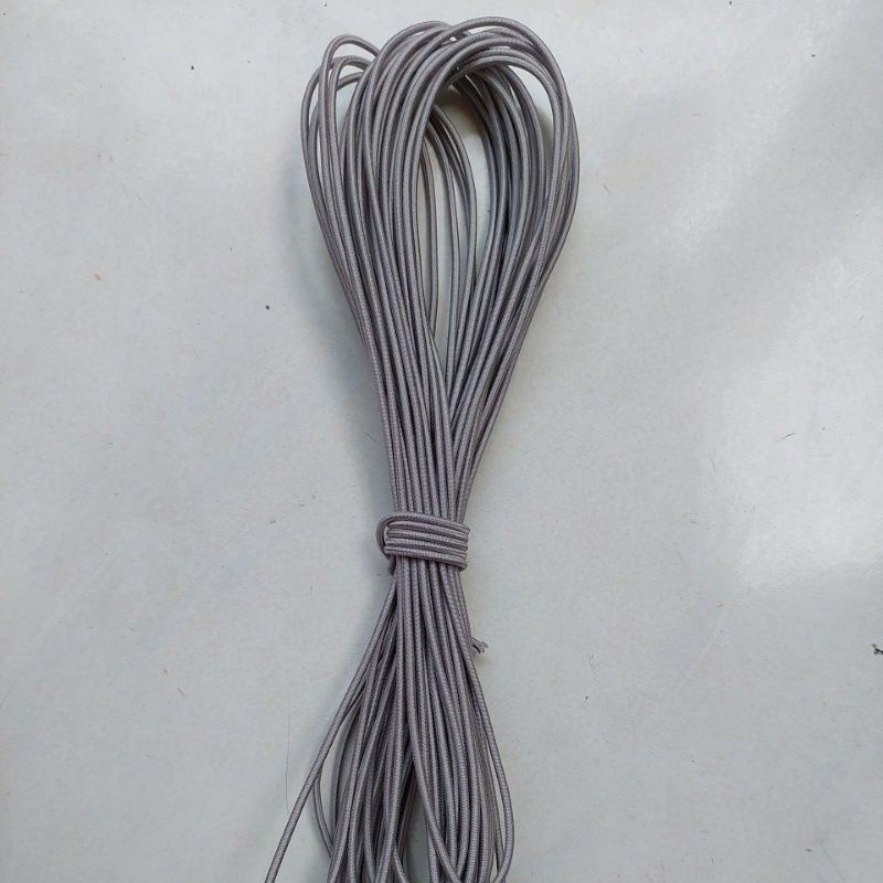 Jual tali elastis 1,5 mm tali string 15 mm 1,7 mm cord bulat | Shopee ...