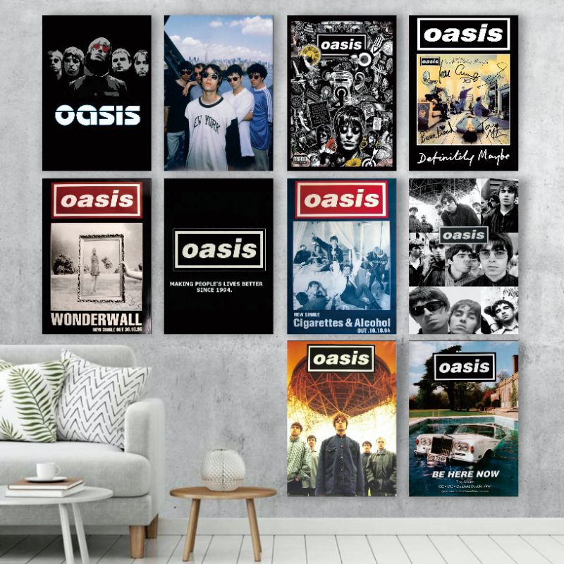 Jual [10PCS] POSTER BAND METAL NIRVANA OASIS METALLICA ROCK A4/A5 ...