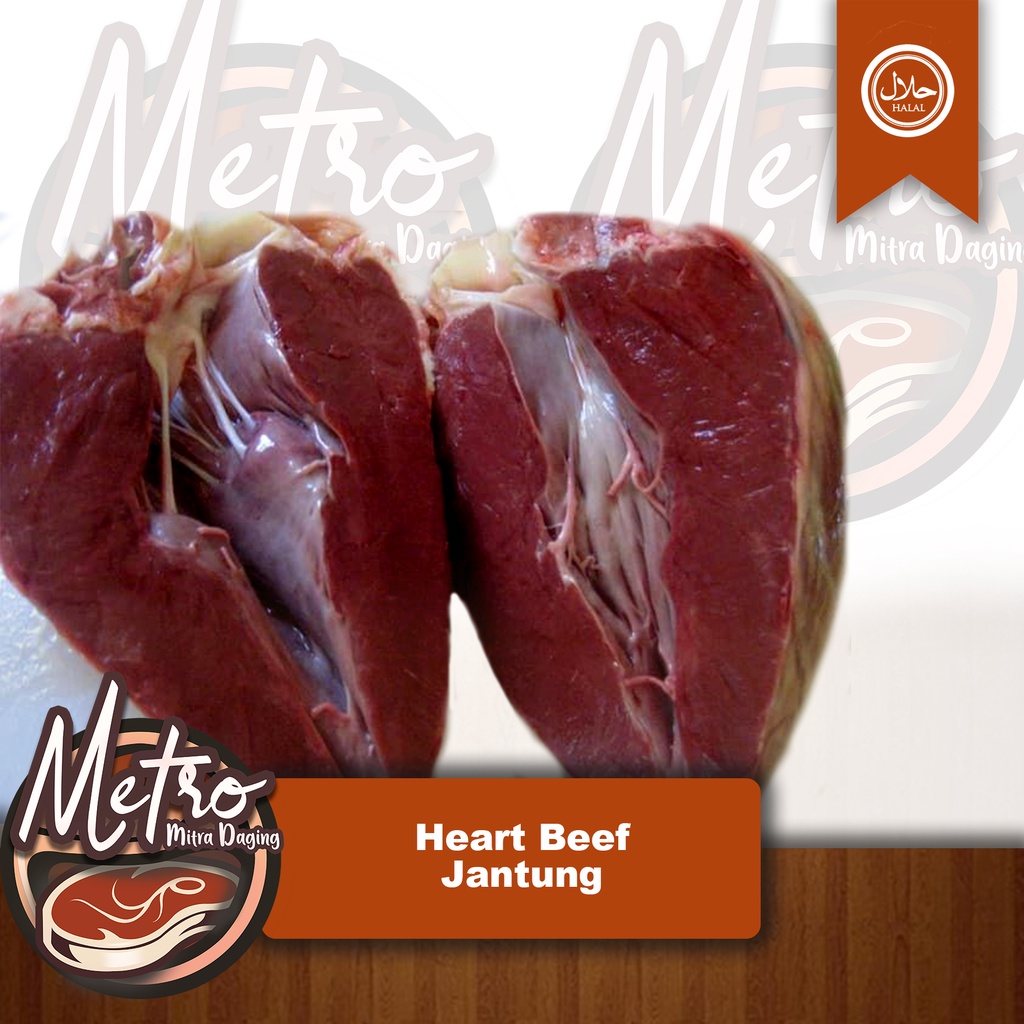 Jual Heart Beef / Jantung Sapi import AUS Kemasan 1kg Halal | Shopee ...