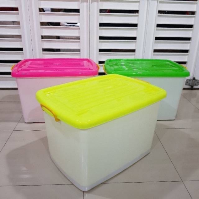 Jual container box roda 150 liter doremi/ kontainer box / boxer 150 ...