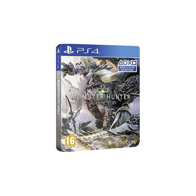 Jual Kaset BD PS4 Monster Hunter World Reg 2 STEELBOOK STEEL CASE ...