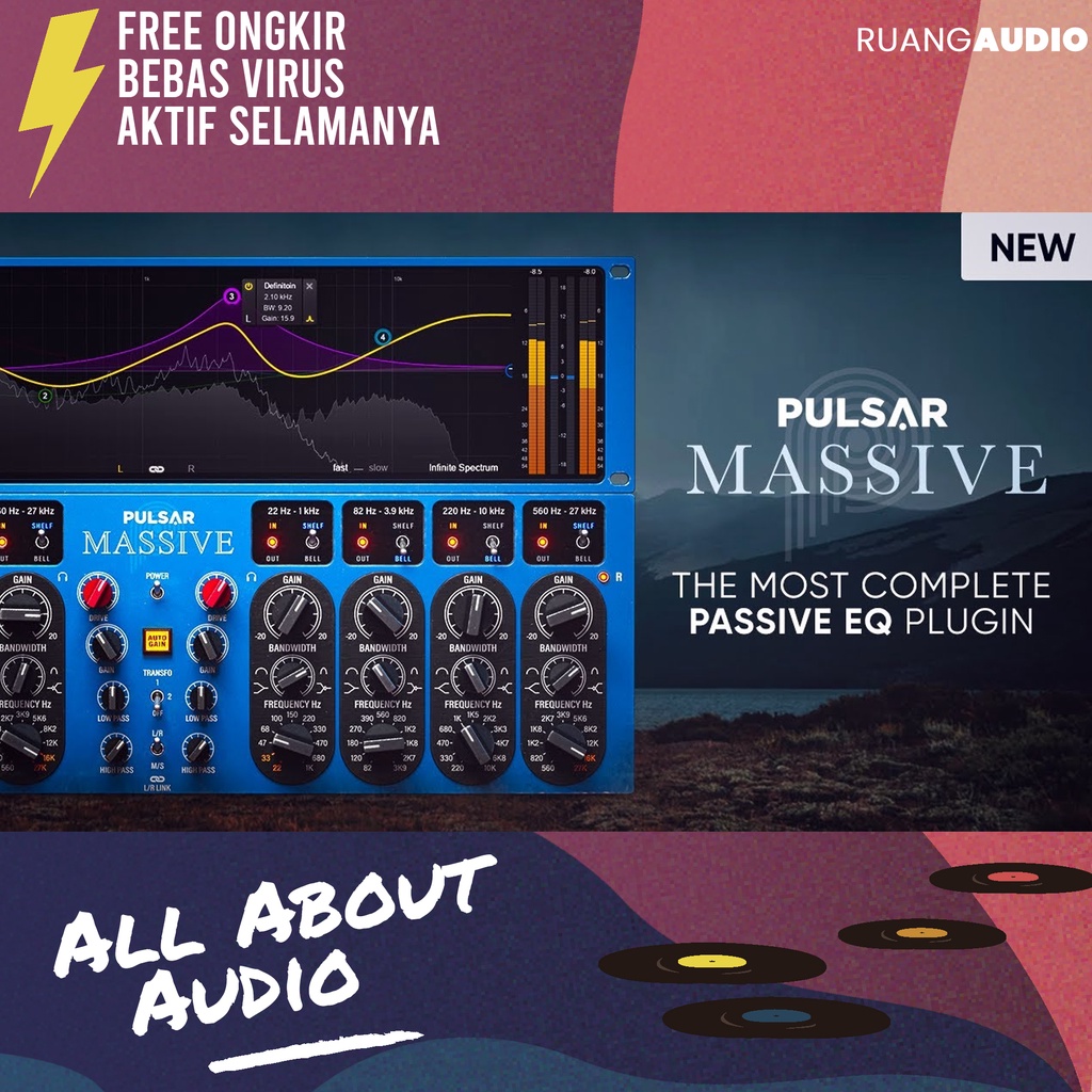 Jual Pulsar Audio Massive v1 VST Plugin ( Full Activated ) | Shopee Indonesia