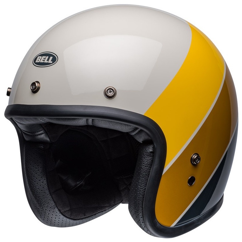 Jual BELL CUSTOM 500 RIFF SAND YELLOW | HELM MOTOR HALF FACE | ORIGINAL ...