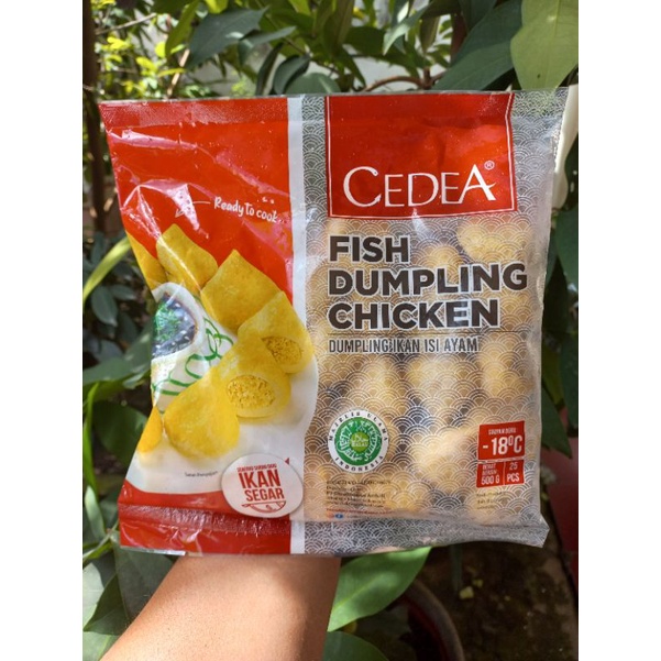 Jual Cedea Dumpling Ikan Isi Varian Ayam Kemasan 500gram | Shopee Indonesia