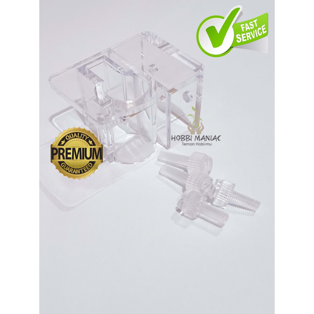Jual Bracket Lily Pipe Holder Akrilik Aquarium Aquascape - 13mm / 17mm ...