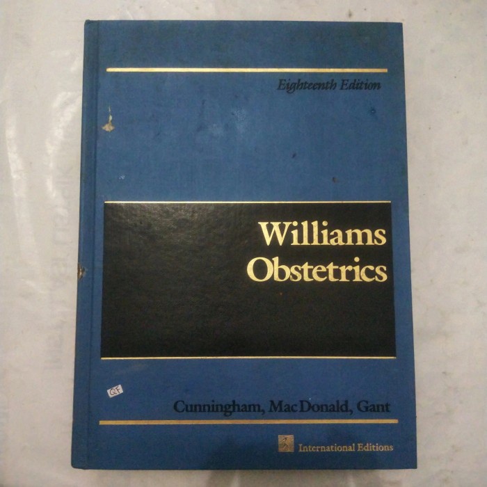 Jual BUKU WILLIAMS OBSTETRICS EIGHTEENTH EDITION | Shopee Indonesia