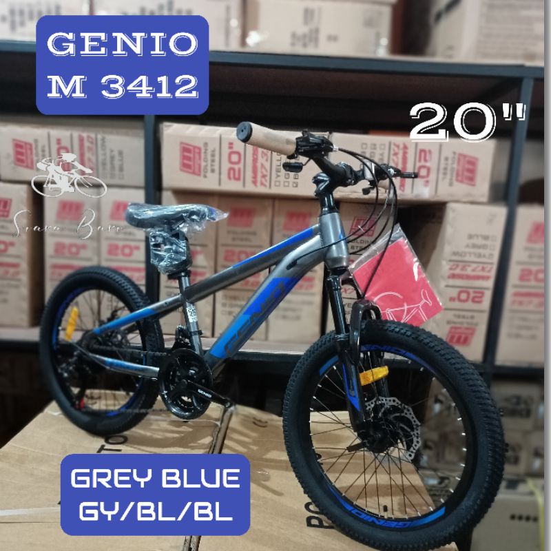 Jual Sepeda Gunung MTB 20 inch Genio M-3412 | Shopee Indonesia