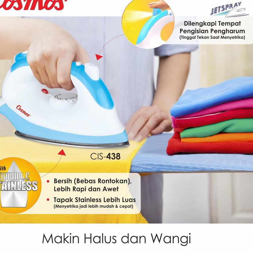 Jual ♬ Cosmos Setrika Jetspray / Setrika Listrik - CIS438 ☻ | Shopee ...