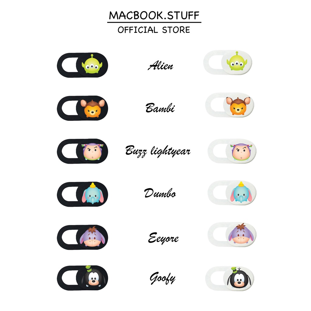 Jual CUSTOM DISNEY PELINDUNG PENUTUP WEBCAM KAMERA COVER CAMERA DEPAN ...