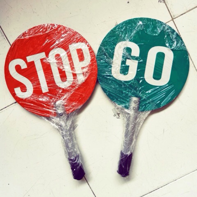 Jual Rambu Stop-Go Portable Dia.24cm | Shopee Indonesia