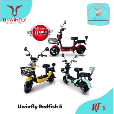 Jual Sepeda Listrik Uwinfly Redfish 5 New Garansi Resmi | Shopee Indonesia