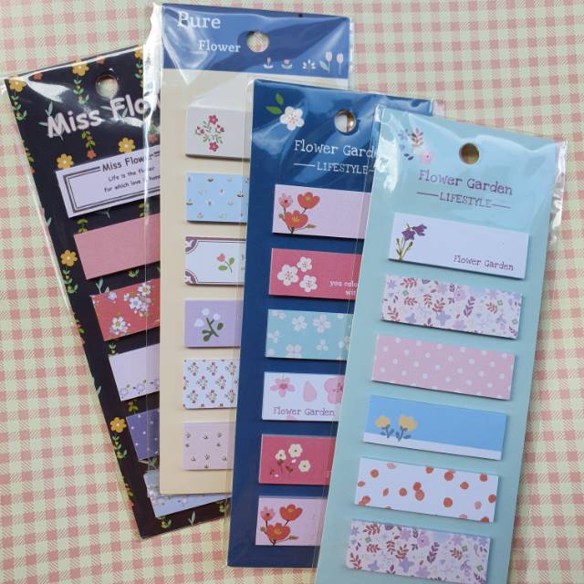 Jual flower sticky note for scrapbook and journal | Shopee Indonesia