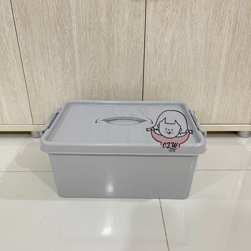 Jual Kontainer Box Plastik Sedang ukuran 16 Liter / Kotak Serbaguna ...