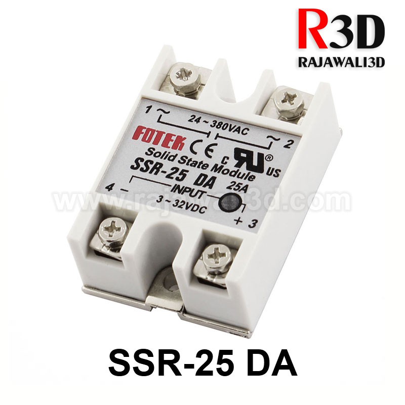 Jual FOTEK SSR-25DA 25A Solid State Relay 3-32DC to 24-380AC SSR 25DA | Shopee Indonesia