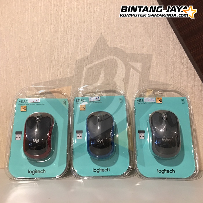 Jual Mouse Wireless Logitech M185 | Shopee Indonesia