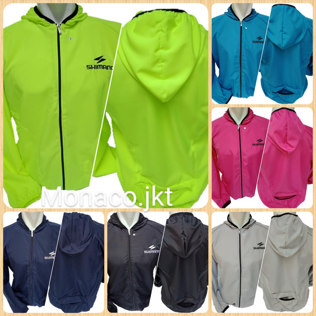 Jual JAKET Lari Sepeda Windbreaker Waterproof Parasut. | Shopee Indonesia