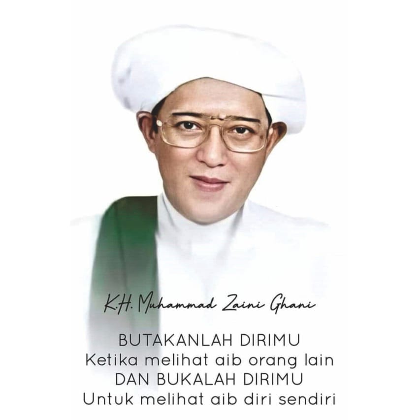 Jual Foto/poster abah guru sekumpul syekh zaini al-banjari foto kyai ...