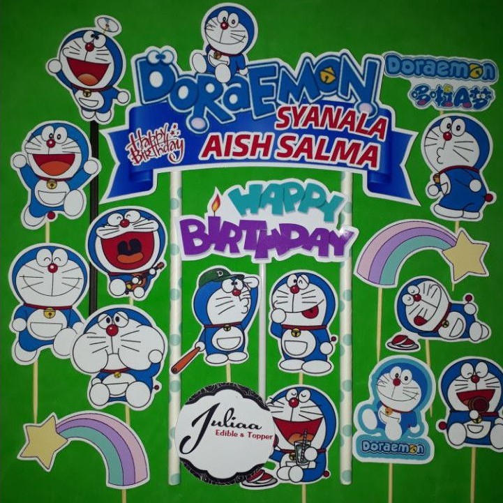 Jual topper cake doraemon | Shopee Indonesia