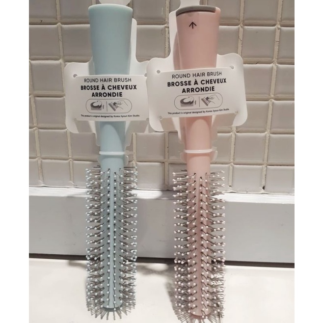 Jual MINISO ROUND HAIR BRUSH/SISIR RAMBUT ROLL | Shopee Indonesia