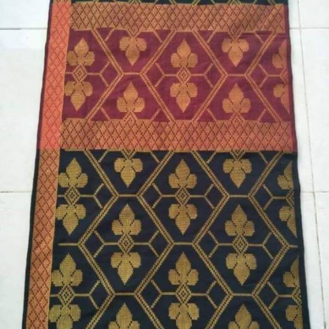 Jual Kain tenun motip sasambo kombinasi mas | Shopee Indonesia