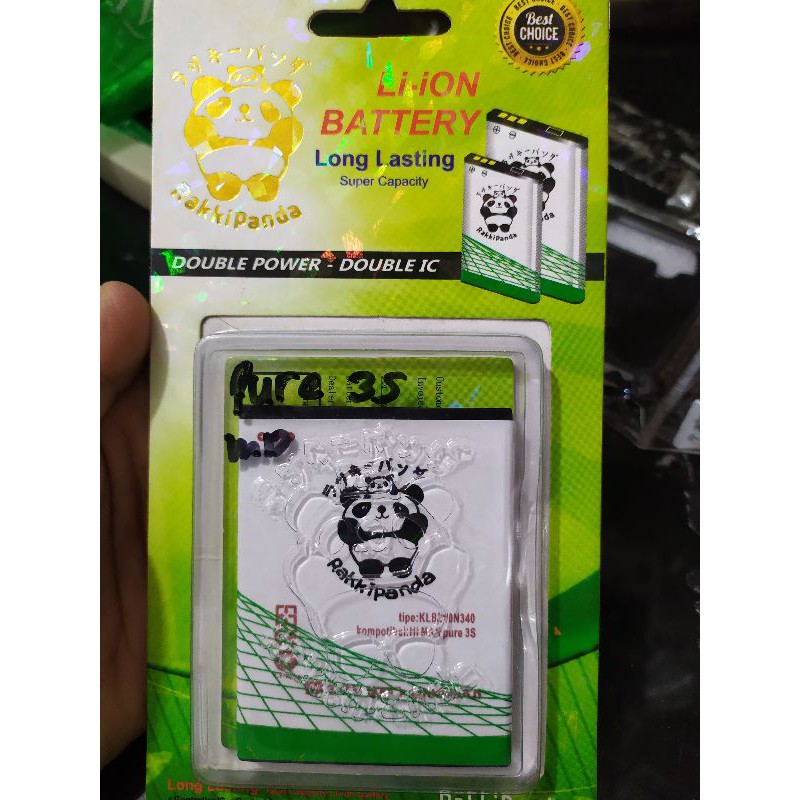 Jual batre batrai rakit panda KLB210N340/MAX PURE 3S | Shopee Indonesia