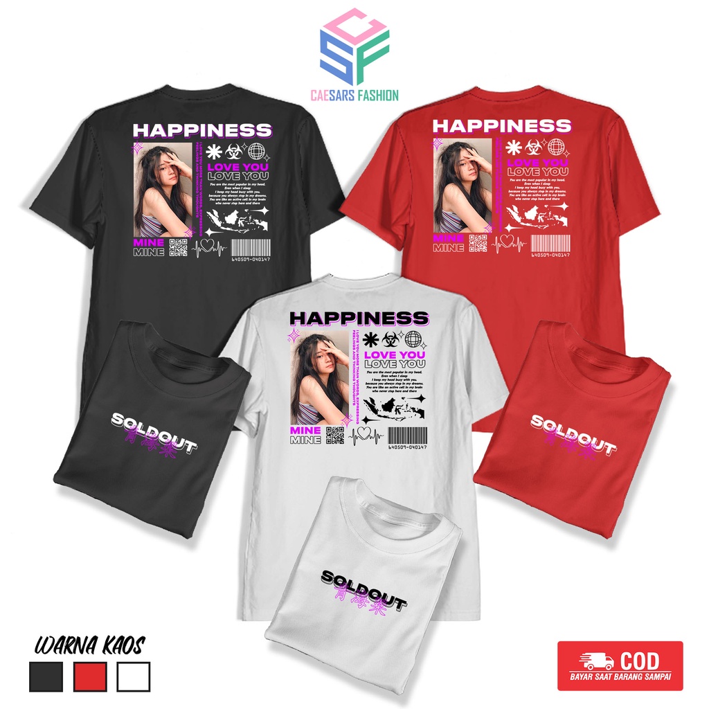 Jual Baju Kaos Custom Foto Bucin Aesthetic Streetwear / 02 / Kaos Viral ...