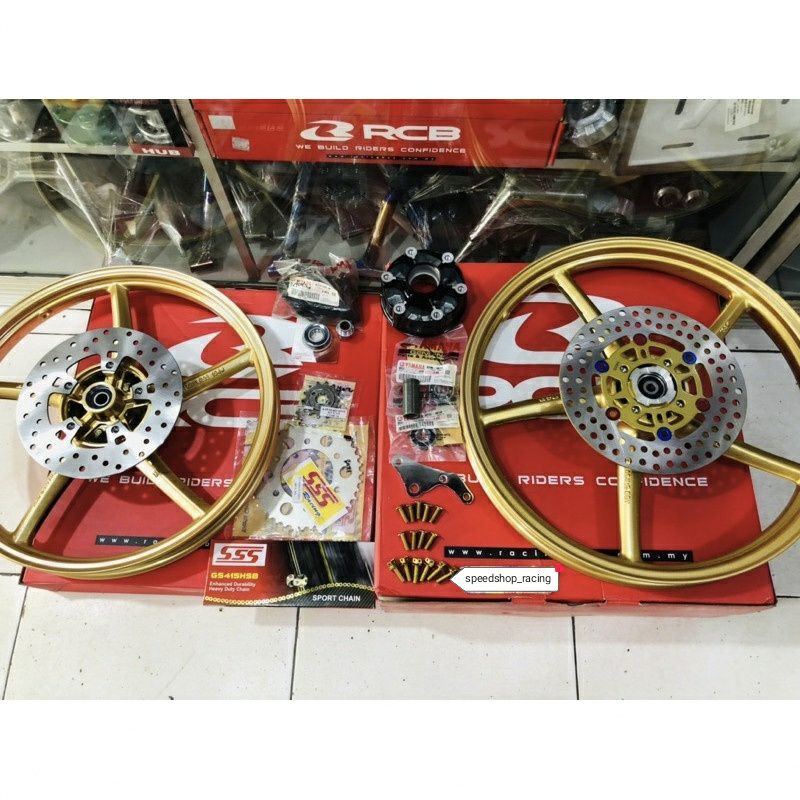 Jual VELG RCB SP522 MX KING FULL PNP NINJA 150 R / RR / SS UKURAN 160/ ...