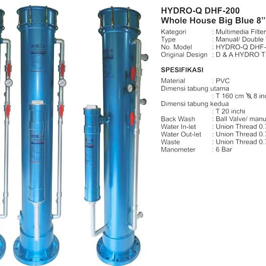 Jual Tabung Filter Air Pvc 8" Set Hydro-Q Mangkukceres54 | Shopee Indonesia