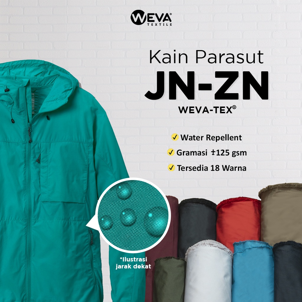 Jual Bahan Kain ZN JN Bahan Kain Jaket waterproof Murah | Shopee Indonesia