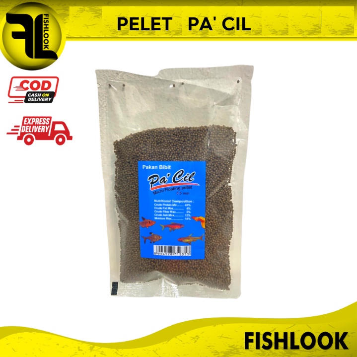 Jual makanan pakan micro pelet pellet ikan kecil pacil 0,5 mm | Shopee ...
