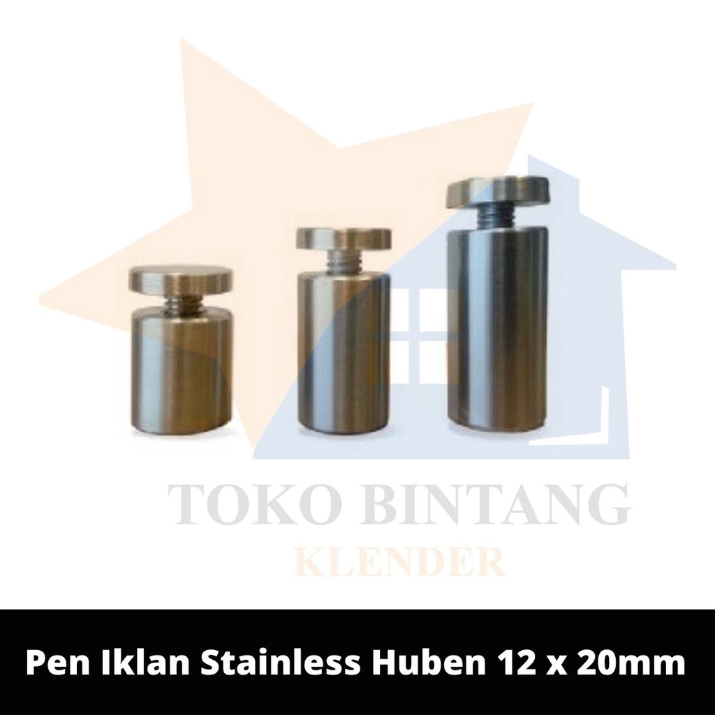 Jual Pen Iklan Stainless Huben 12 x 20mm | Shopee Indonesia