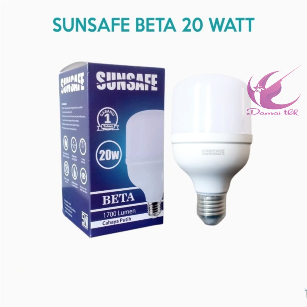 Jual Lampu LED Bohlam Sunsafe Beta 20 Watt | Shopee Indonesia