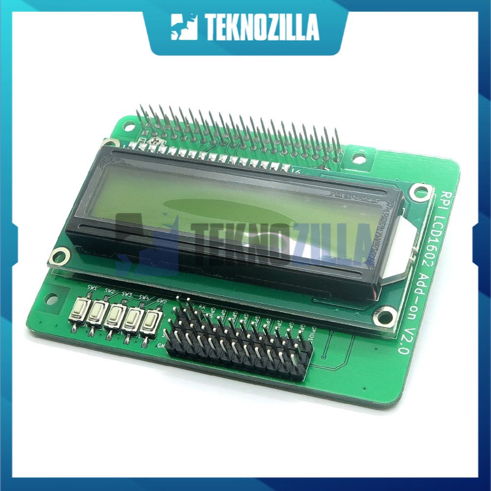Jual Raspberry Pi Character LCM LCD1602 Add-On Display Module V2.0 | Shopee Indonesia