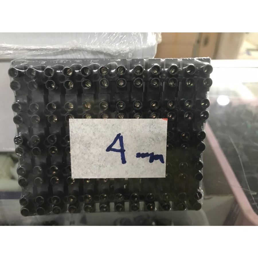 Jual Terminal Blok Krustin 4mm Hitam | Shopee Indonesia