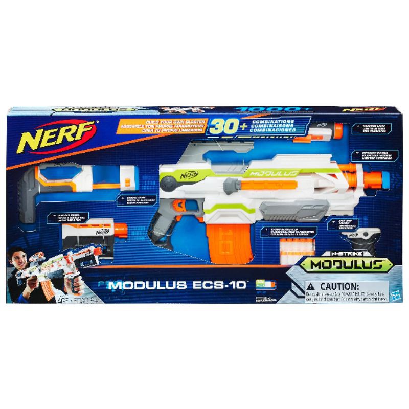 Jual Pistol nerf modulus ecs-10 blaster original hasbro | Shopee Indonesia