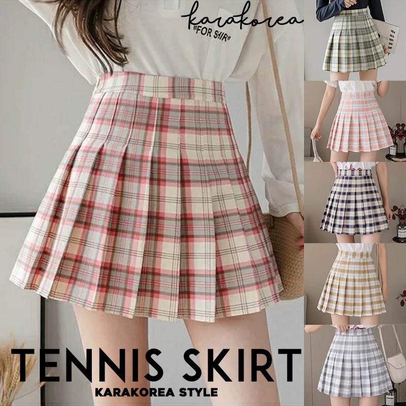 Jual KARAKOREA 8606 Tennis Skirt/Mini Skirt/Rok Pendek/Rok tenis/Rok ...