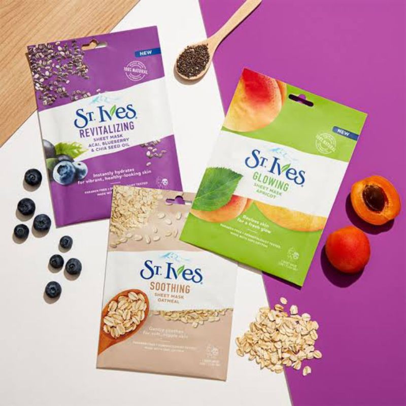 Jual ST IVES SHEET MASK (ORIGINAL 100%) | Shopee Indonesia