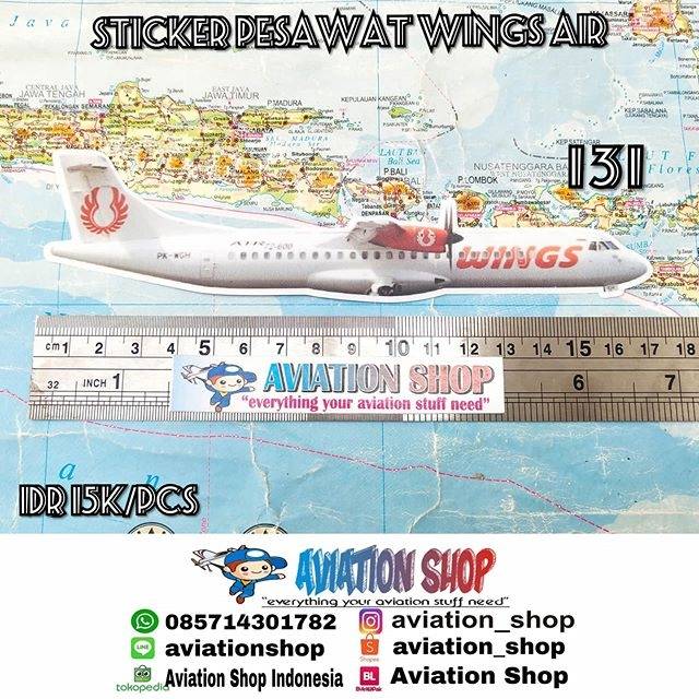 Jual Sticker stiker Pesawat Wings Air | Shopee Indonesia