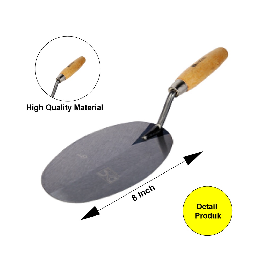 Jual Sendok Semen Cetok Semen Baja Asli Bulat Stailess Alat Tukang ...