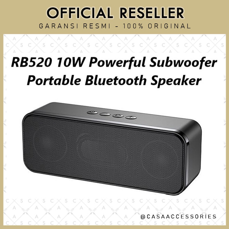 Jual Robot RB520 Portable Bluetooth Speaker 10W Subwoofer (New RB220 RB420) | Shopee Indonesia