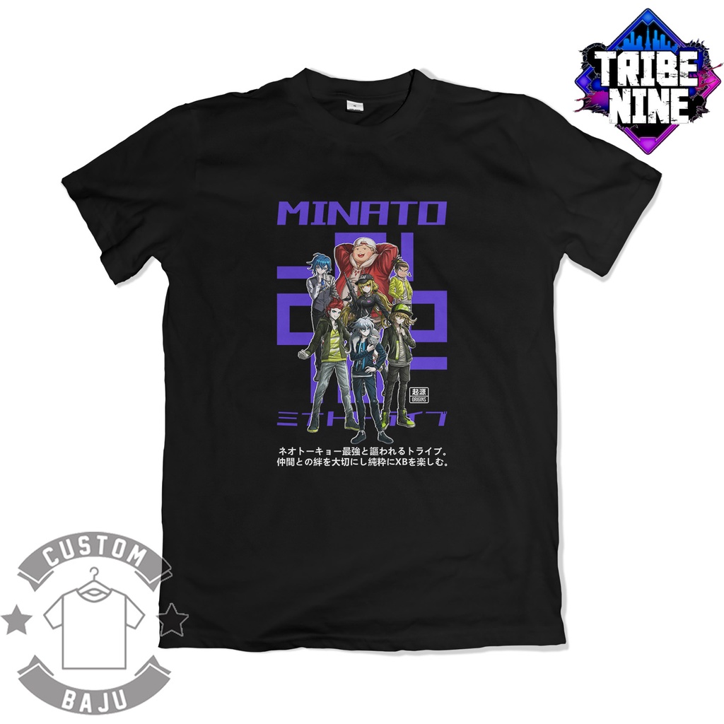 Jual Kaos Minato Tribe Squad Anime Tribe Nine 918 | Shopee Indonesia