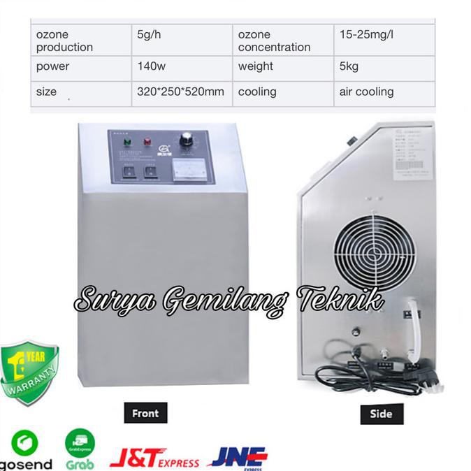 Jual Ozone Generator 5 Gram Mesin Ozon Generator 5gram | Shopee Indonesia