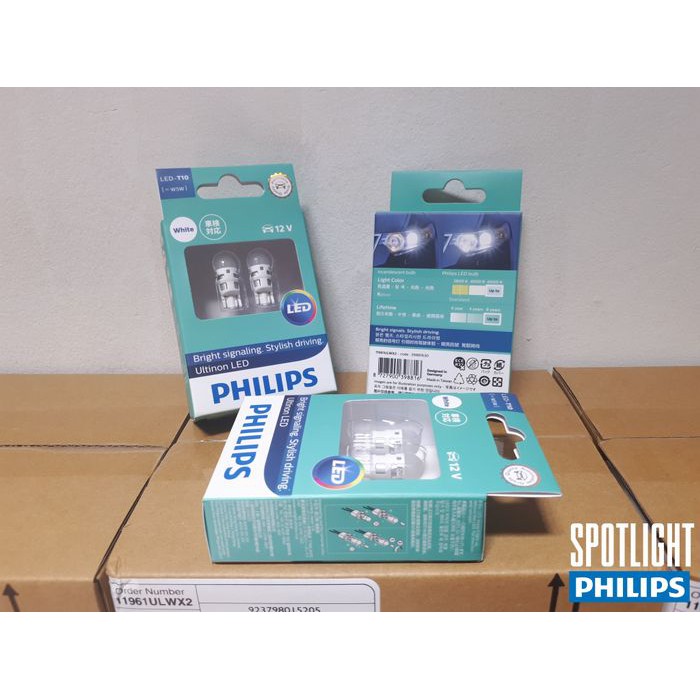 Jual Philips T10 W5W Ultinon LED 8 years lifetime Putih | Shopee Indonesia